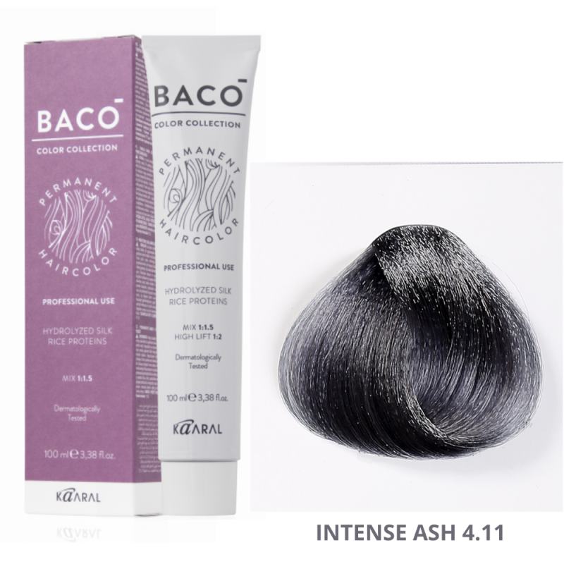 BACO' COLOR COLLECTION Profesionalna boja za kosu Linija Intense Ash 4. ...